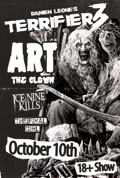 Terrifier 3 Street Art Movie Posters